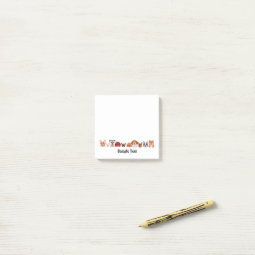 cartoon dogs postit post-it notes | Zazzle