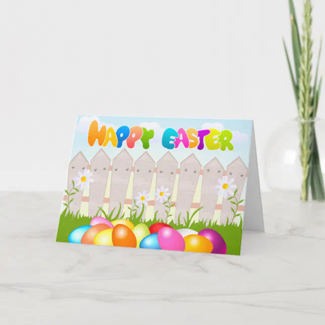 Cartoon Easter Cards | Zazzle
