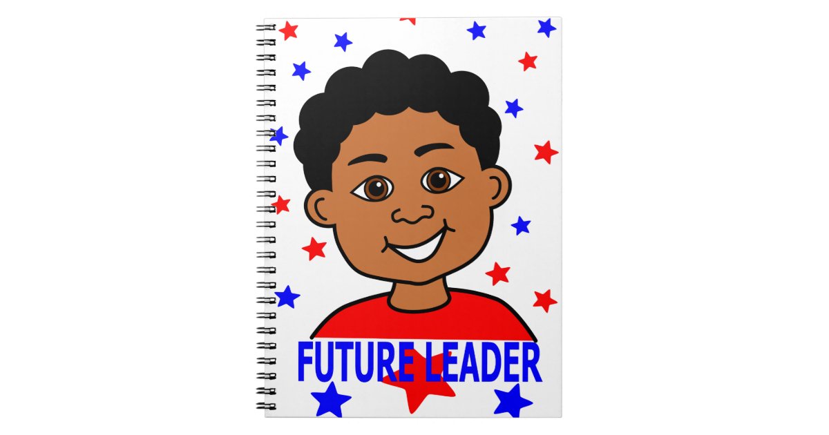 Cartoon Future Leader Image Notebook | Zazzle