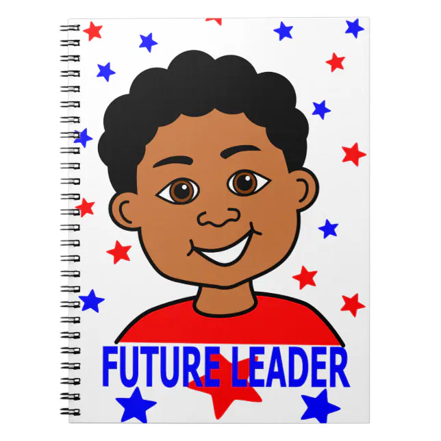 Cartoon Future Leader Image Notebook | Zazzle