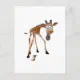 Cartoon Giraffe and Mouse Postcard | Zazzle