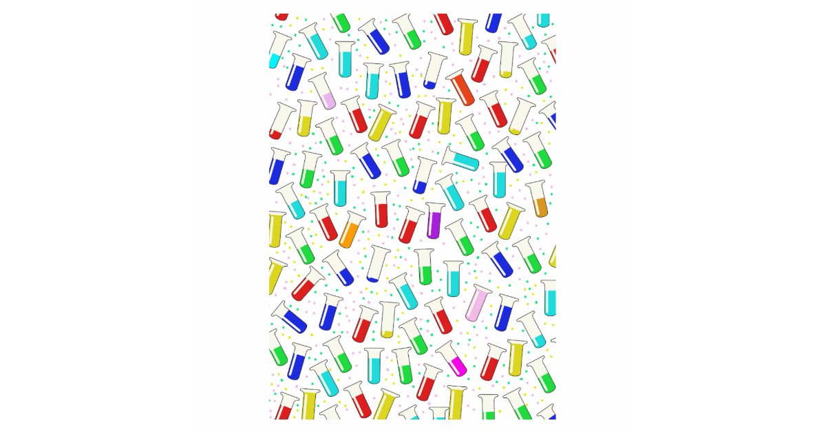 Cartoon glass test tubes cutout | Zazzle