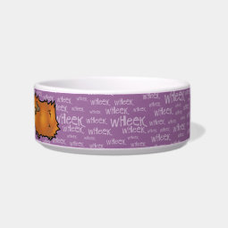 Cartoon Guinea Pig (scruffy) Bowl | Zazzle