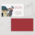 Cartoon Gutter Cleaning Service Guy Business Card | Zazzle