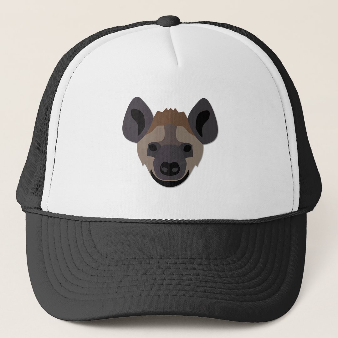 Cartoon Hyena Head Trucker Hat | Zazzle