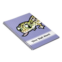 Cartoon Leopard Gecko Notebook | Zazzle