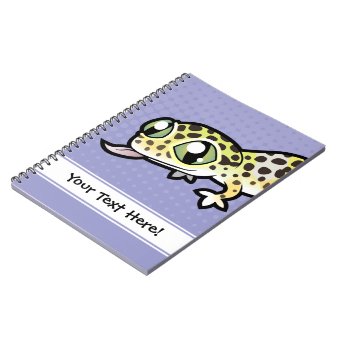 Cartoon Leopard Gecko Notebook | Zazzle