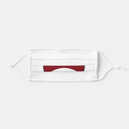Cartoon Mad Angry Mouth Adult Cloth Face Mask | Zazzle