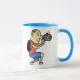 Cartoon man with camera mug | Zazzle