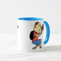 Cartoon man with camera mug | Zazzle