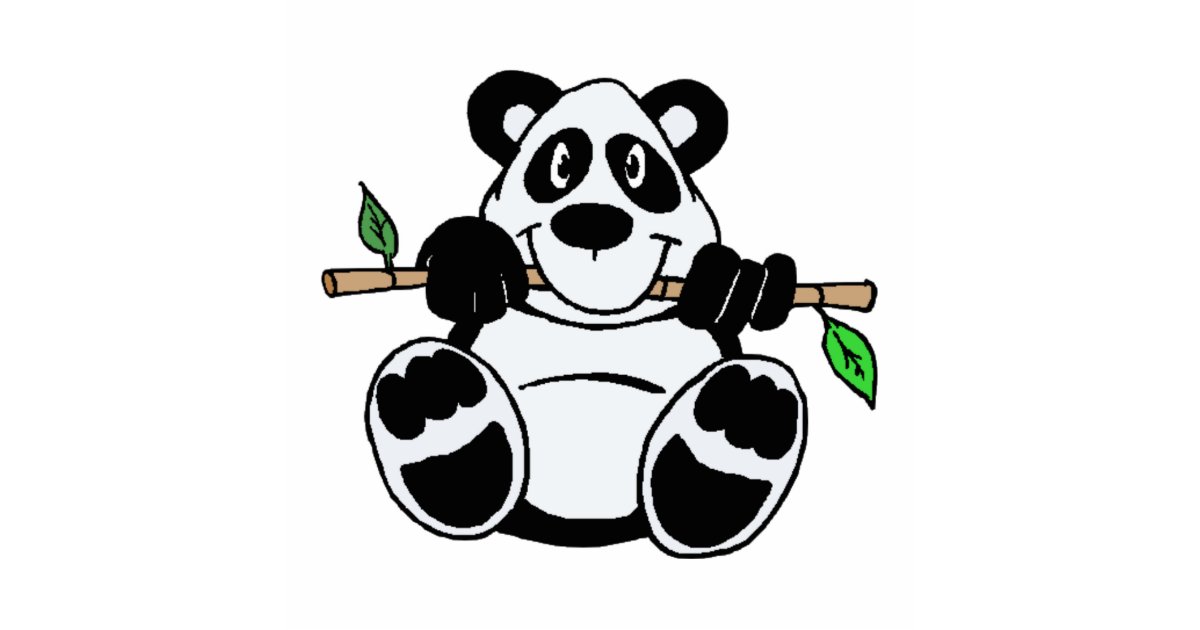 Cartoon Panda Cutout | Zazzle