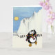 Cartoon penguin retirement card | Zazzle