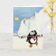 Cartoon penguin retirement card | Zazzle