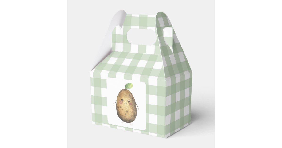 Cartoon Potato Baby Shower Favor Boxes | Zazzle