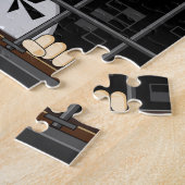 Cartoon Prisoner in Jail Cell Jigsaw Puzzle | Zazzle