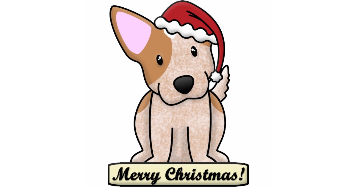 Cartoon Red Heeler Christmas Ornament | Zazzle
