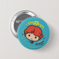 Cartoon Ron Weasley Engorgio Spell Button | Zazzle