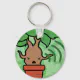 Cartoon Screaming Mandrake Character Art Keychain | Zazzle