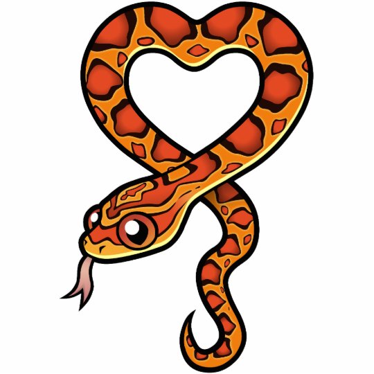 Cartoon Snake Cutout | Zazzle.com