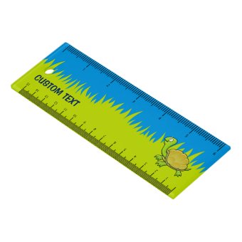 Cartoon Turtle 6 inch Ruler | Zazzle