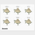 Cartoon turtle and snail Whee! Fun sticker gifts. | Zazzle