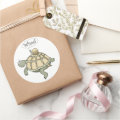 Cartoon turtle and snail Whee! Fun sticker gifts. | Zazzle