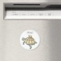 Cartoon turtle and snail Whee! Magnet gift. | Zazzle