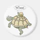 Cartoon turtle and snail Whee! Magnet gift. | Zazzle
