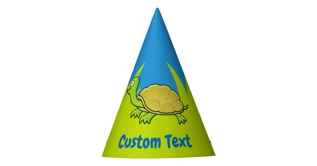 Cartoon Turtle Party Hat | Zazzle