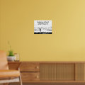 Cartwheel with Inspirational Quote | Poster | Zazzle