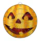 Carved pumpkin smiling Halloween design Dart Board | Zazzle