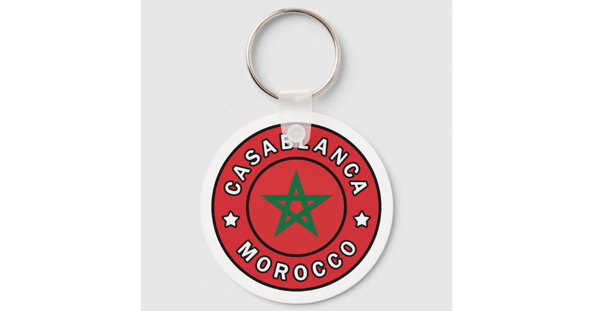Casablanca Morocco Keychain | Zazzle