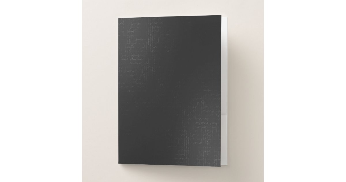 Cascade (Black)™ Pocket Folder | Zazzle