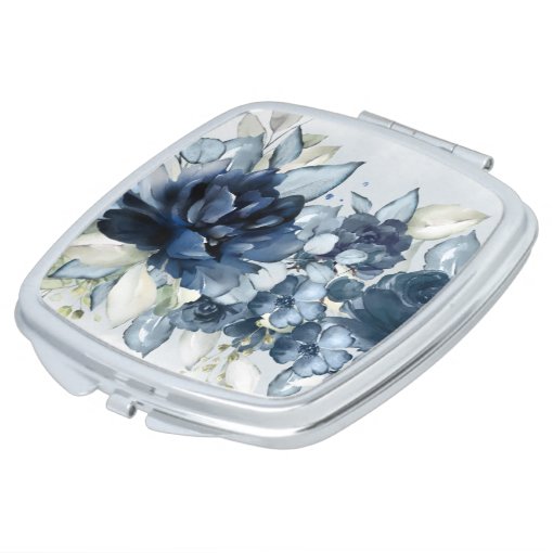 Cascading Roses Wedding Compact Mirror | Zazzle