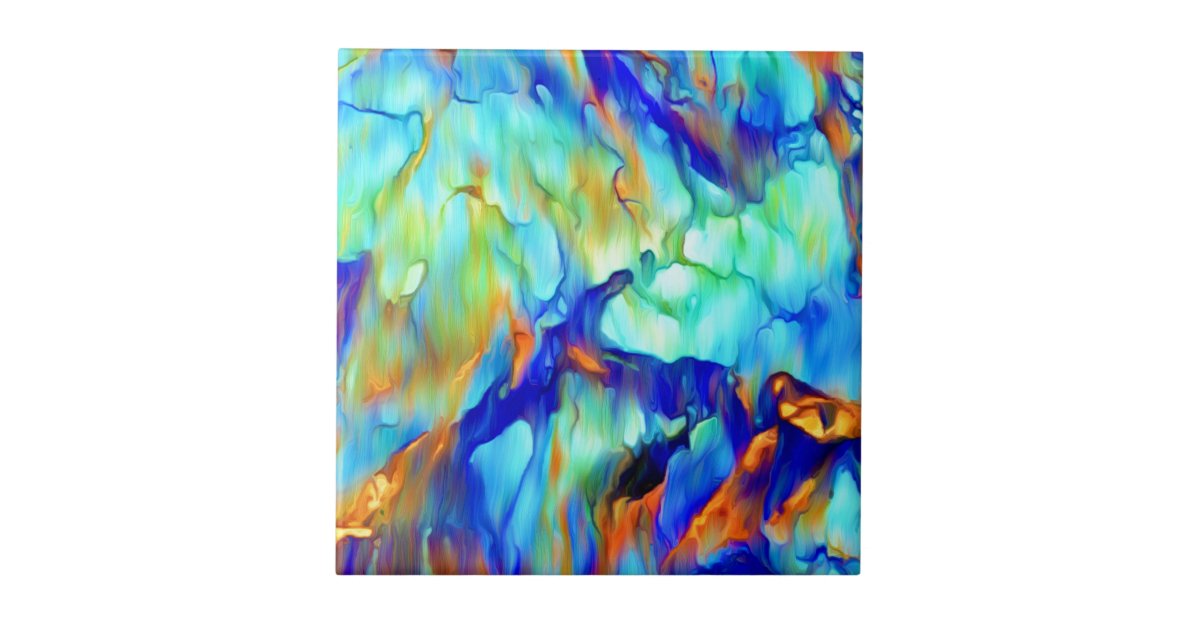 Cascading Waterfall Ceramic Tile | Zazzle