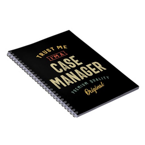 Case Manager Job Title Men Women Gift Notebook | Zazzle