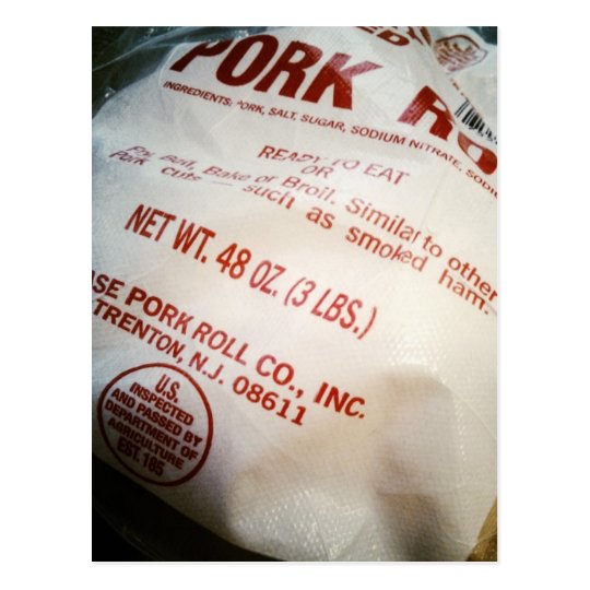 Case pork roll postcard | Zazzle.com