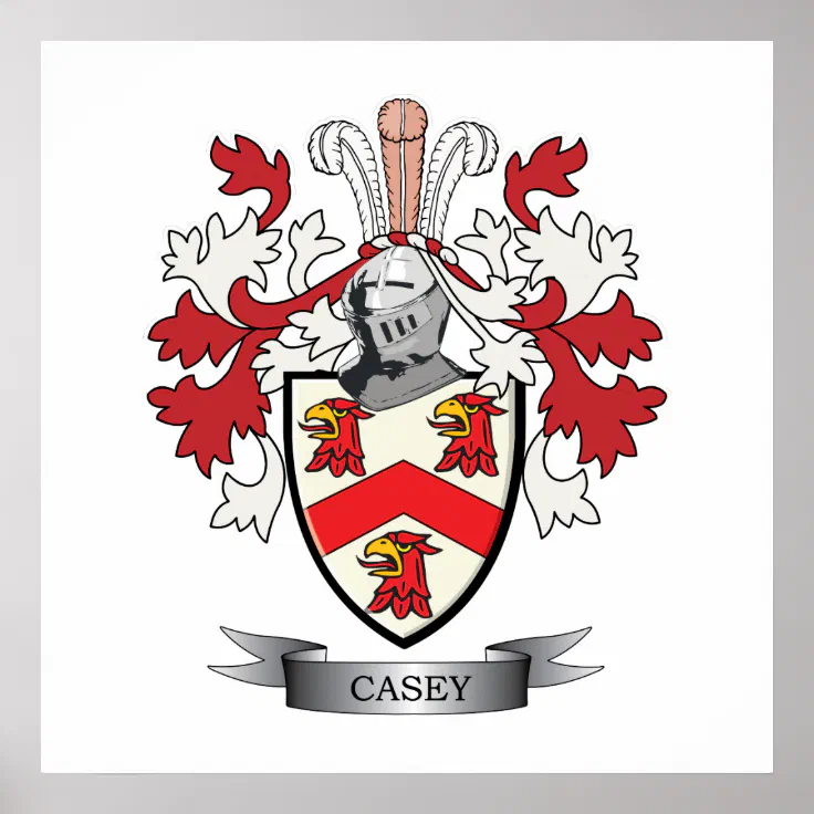 Casey Coat of Arms Poster | Zazzle