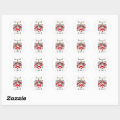 CASEY FAMILY CREST - CASEY COAT OF ARMS CLASSIC ROUND STICKER | Zazzle