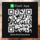Cash App QR Code Payment Scan to Pay Black Window Cling | Zazzle