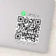 Cash App QR Code Payment Scan to Pay White Sticker | Zazzle