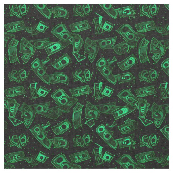 Dollar Sign Fabric | Zazzle
