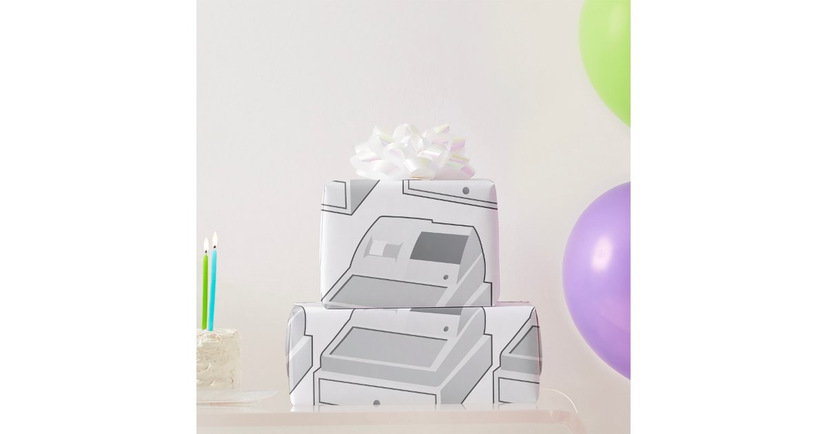 Cash Register Wrapping Paper | Zazzle