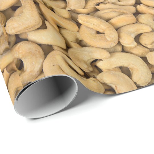 cashew nut pile wrapping paper | Zazzle.com