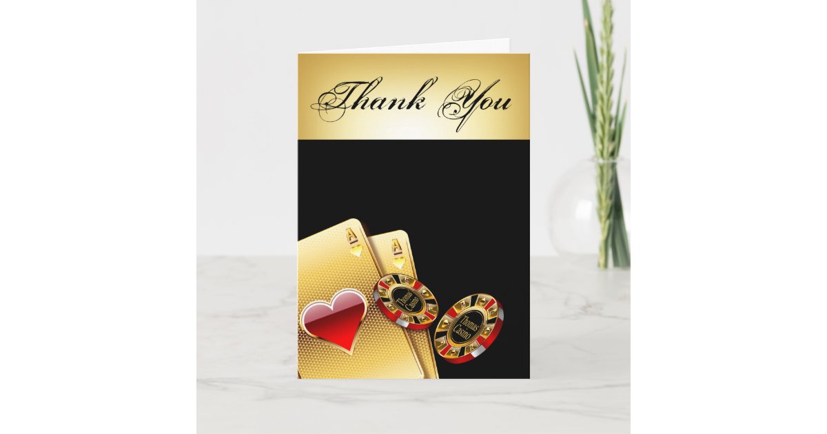 Casino Chip Thank You ASK ME TO PUT NAMES IN CHIPS | Zazzle