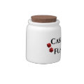 Casino Fund Gambling Dice Cards Vegas Polker Candy Jar | Zazzle