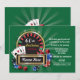 Casino Night Birthday Las Vegas Roulette Invite | Zazzle