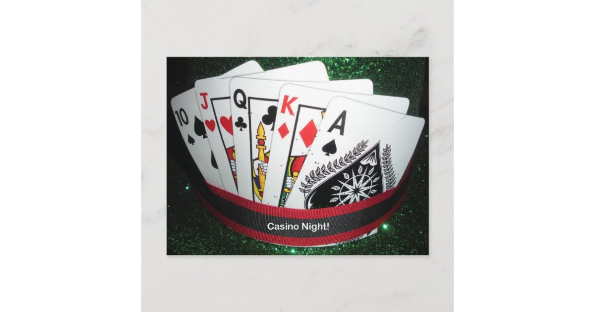 Casino Night Party Card | Zazzle.com