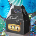 Casino Night Thank you Slot Machine Favor Boxes | Zazzle