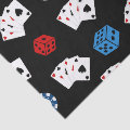 Casino party pattern Gambling tissue paper | Zazzle